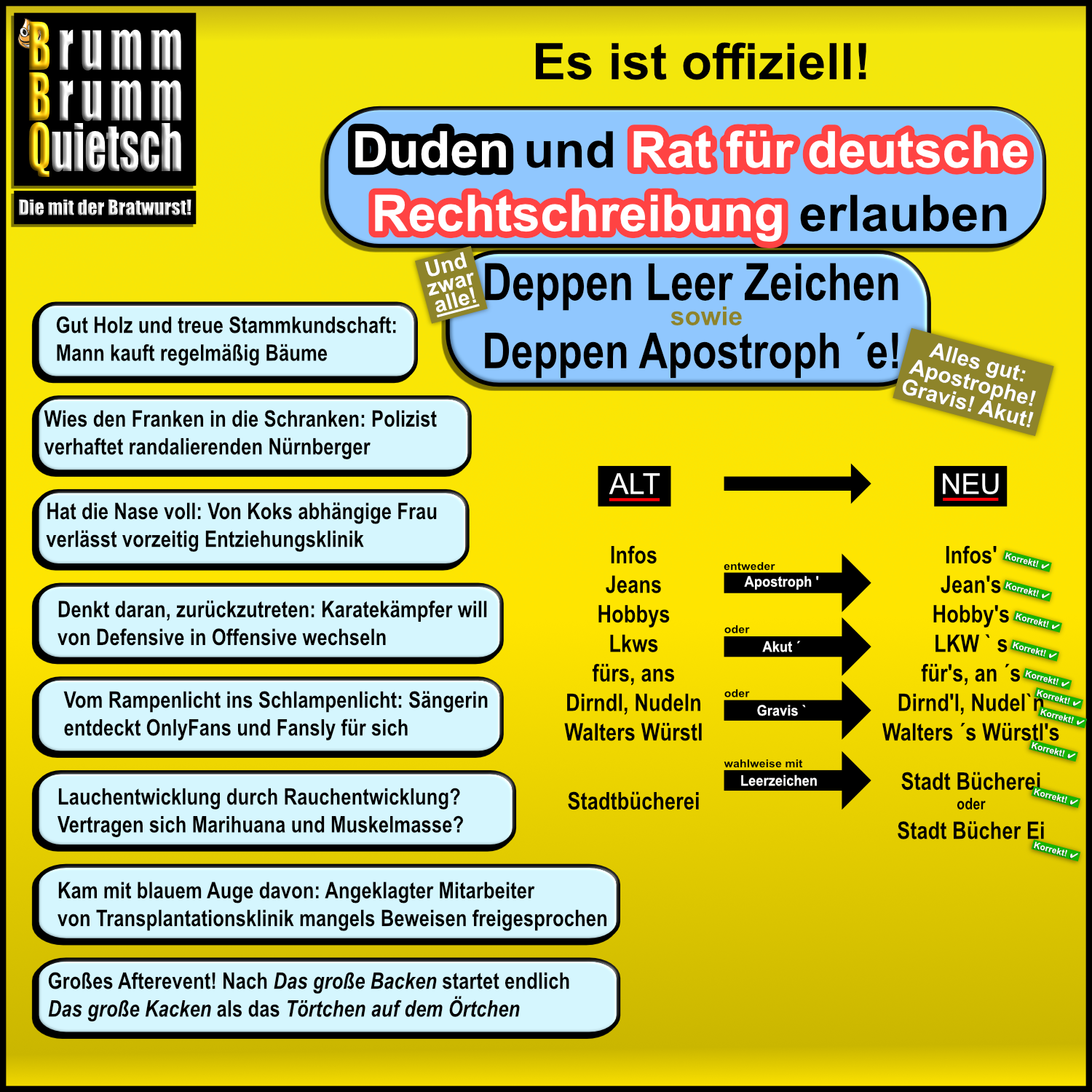 Deutsche Sprache: Duden und Rechtschreibrat erlauben offiziell ...